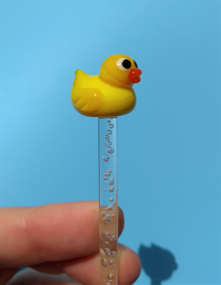Mini Glass Rubber Ducky – Elle's Glass